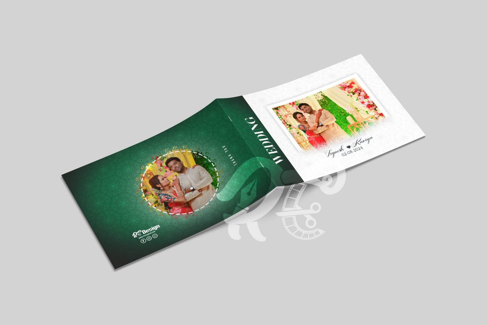 Wedding Album Cover Page 14x40 - 10 PSD Volume - 115 - RC Design