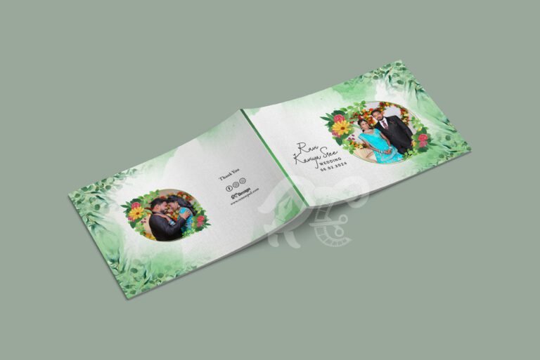 Wedding Album Cover Page 14x40 - 10 PSD Volume - 115 - RC Design