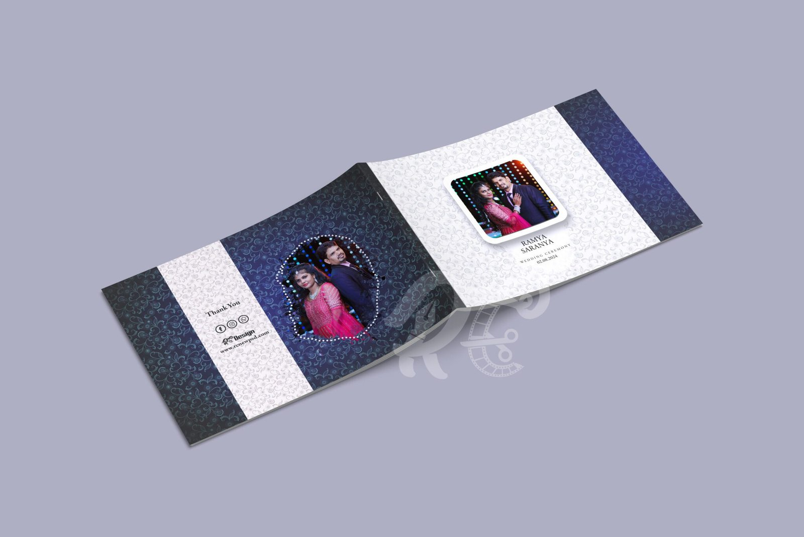 Wedding Album Cover Page 14x40 - 10 PSD Volume - 115 - RC Design