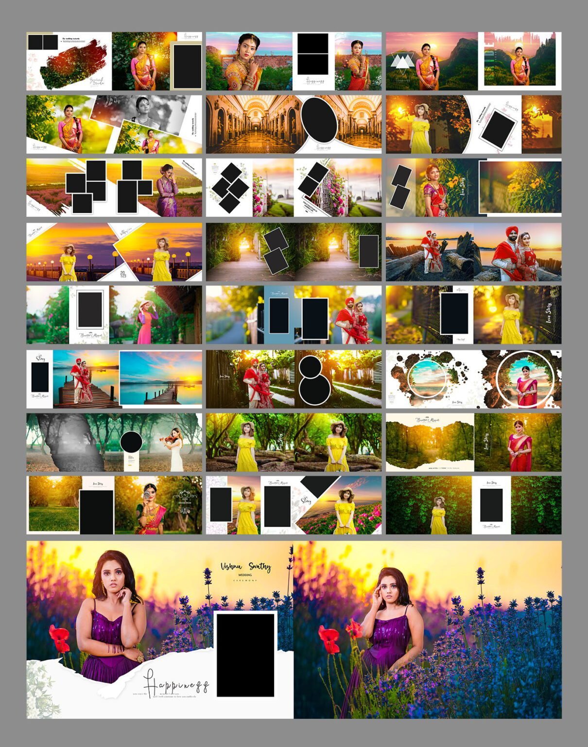 Creative Sheet Album Background 12x18 -10 PSD Only - RC Design