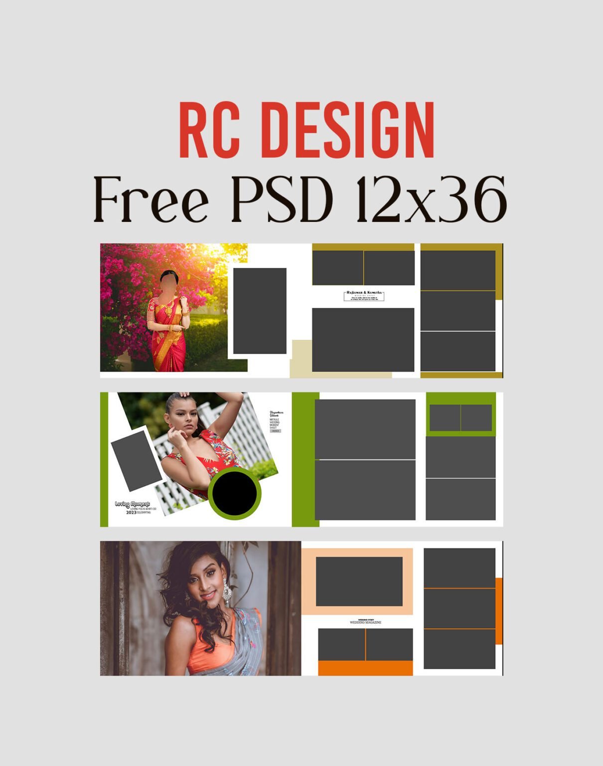 Free Wedding PSD - 12x36 Download Free Graphic Resources Volume – 4 ...
