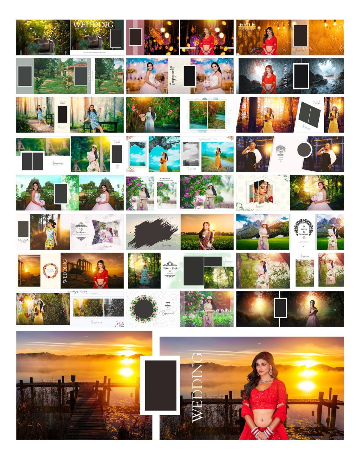 12x36 Wedding Album Design Volume -60 - RC Design