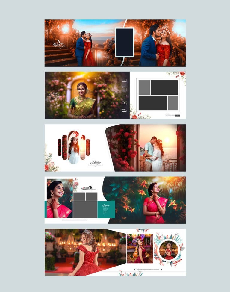 Wedding Album 12x36 Templates 5 PSD Only - RC027 - RC Design