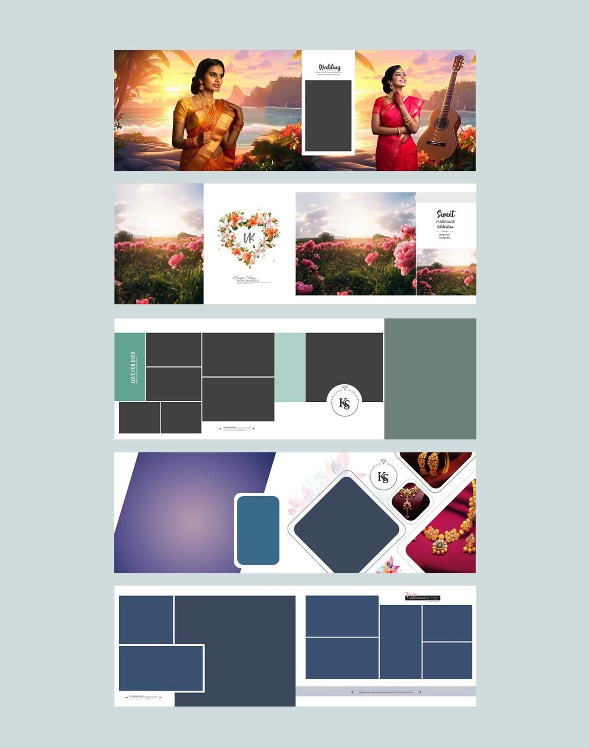 Wedding New Album Designs 12x36 5 PSD Only - RC Design