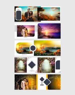 Album Creative Sheet 12x36 - 5 PSD Only - RC Design