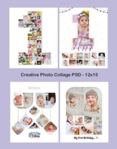 Photo Collage PSD 12x18 New Design Volume -25 - RC Design