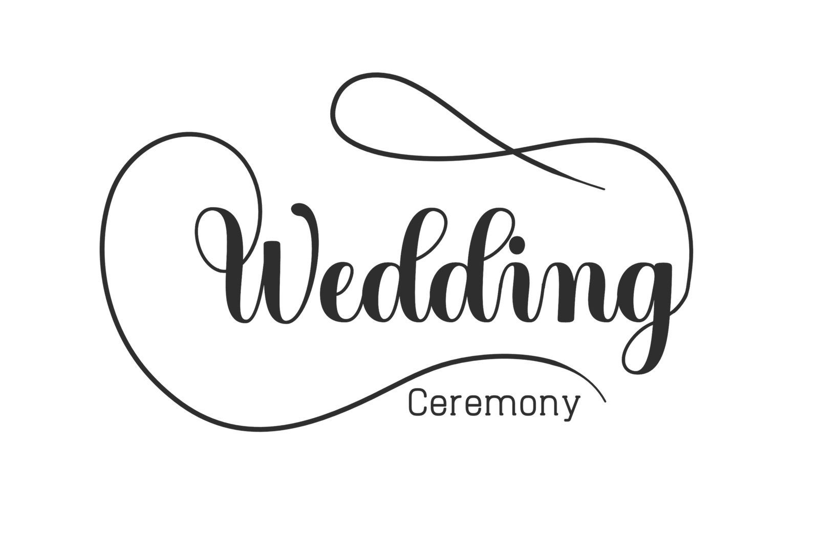 Wedding Typography PNG - RC Design