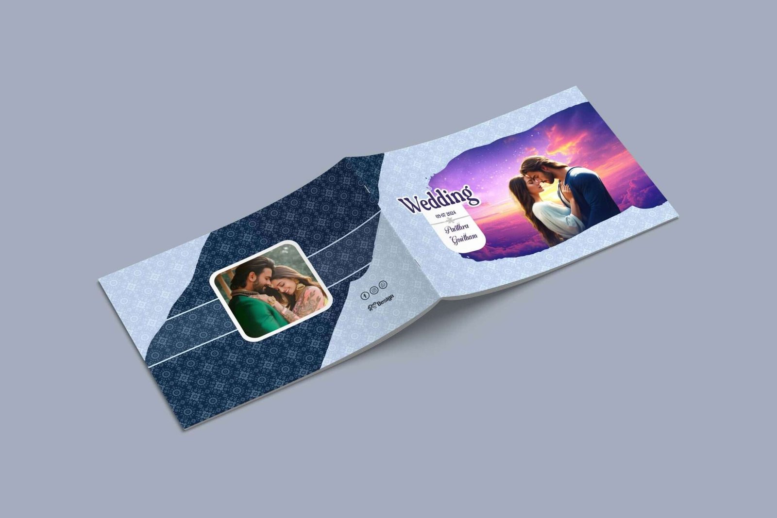Wedding 2024 Album Cover Page 14x40 - 10 PSD Only - Volume – 144 - RC ...