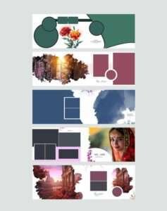 Creative Sheet Album Background 12x18 -10 PSD Only - RC Design