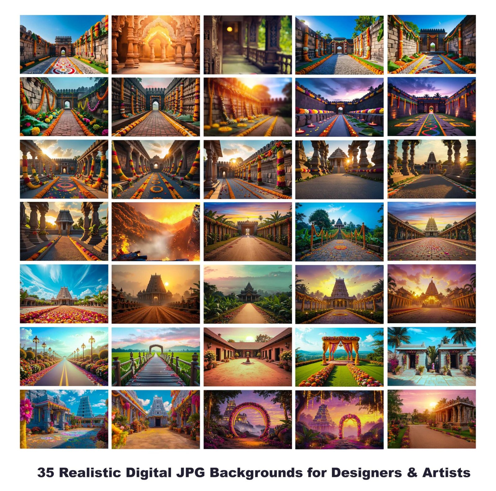 35 Realistic Digital JPG Backgrounds For Designers & Artists - RC Design